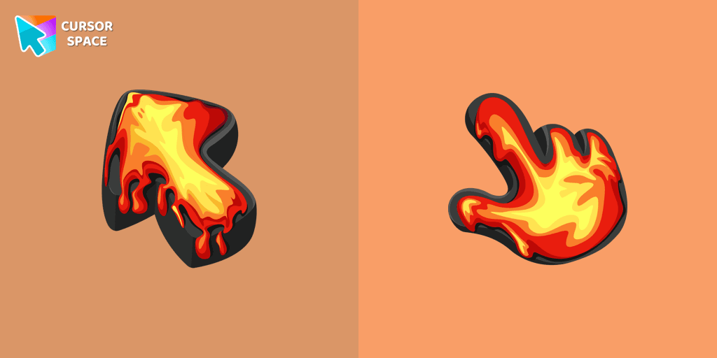 Custom Cursor Lava Texture For Chrome - Cursor Pack | Cursor Space